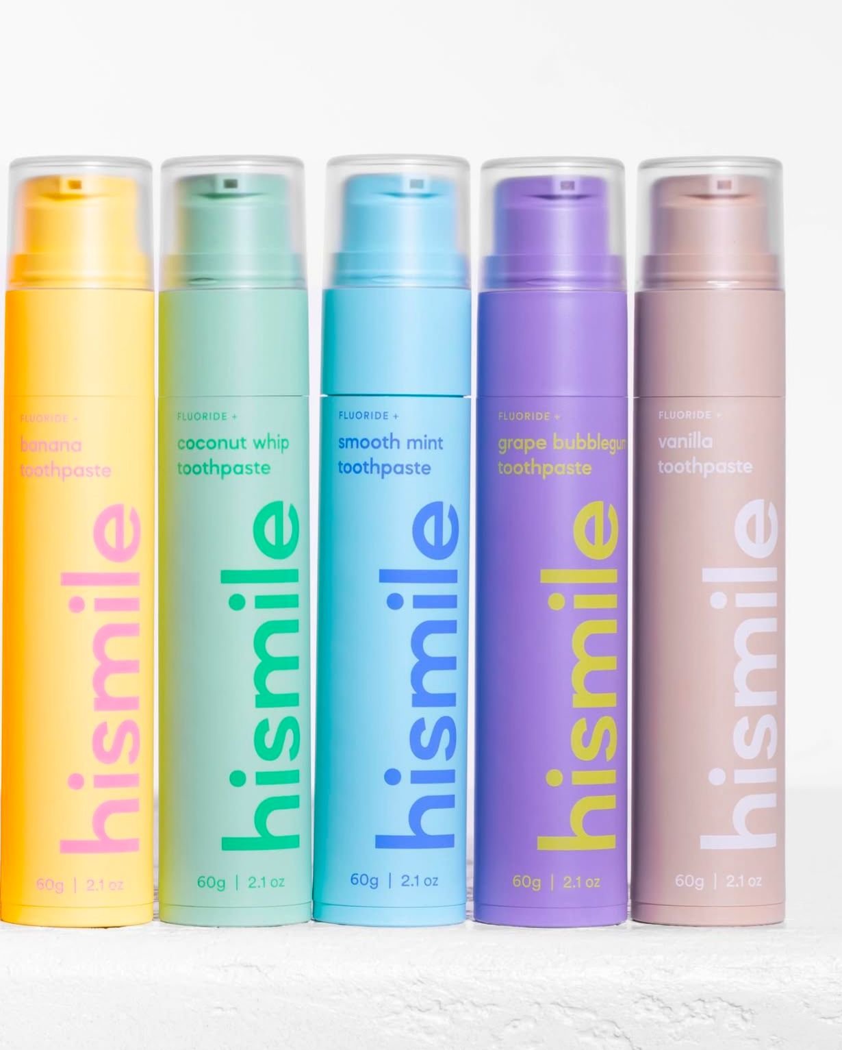 Hismile Fluoride Toothpaste in Different Flavours – EMA Mall